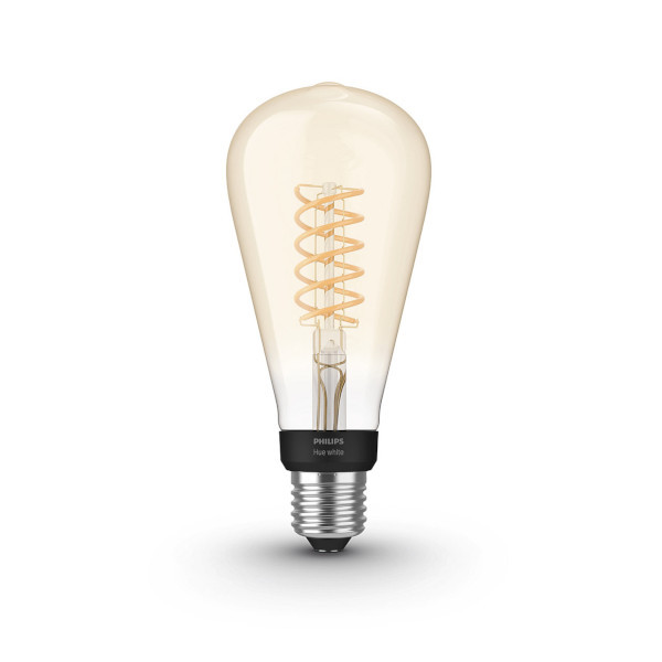 Philips Hue lamp E27 | Edison ST64 | Goud | White | Zigbee | 7W Philips HUE 123led.nl